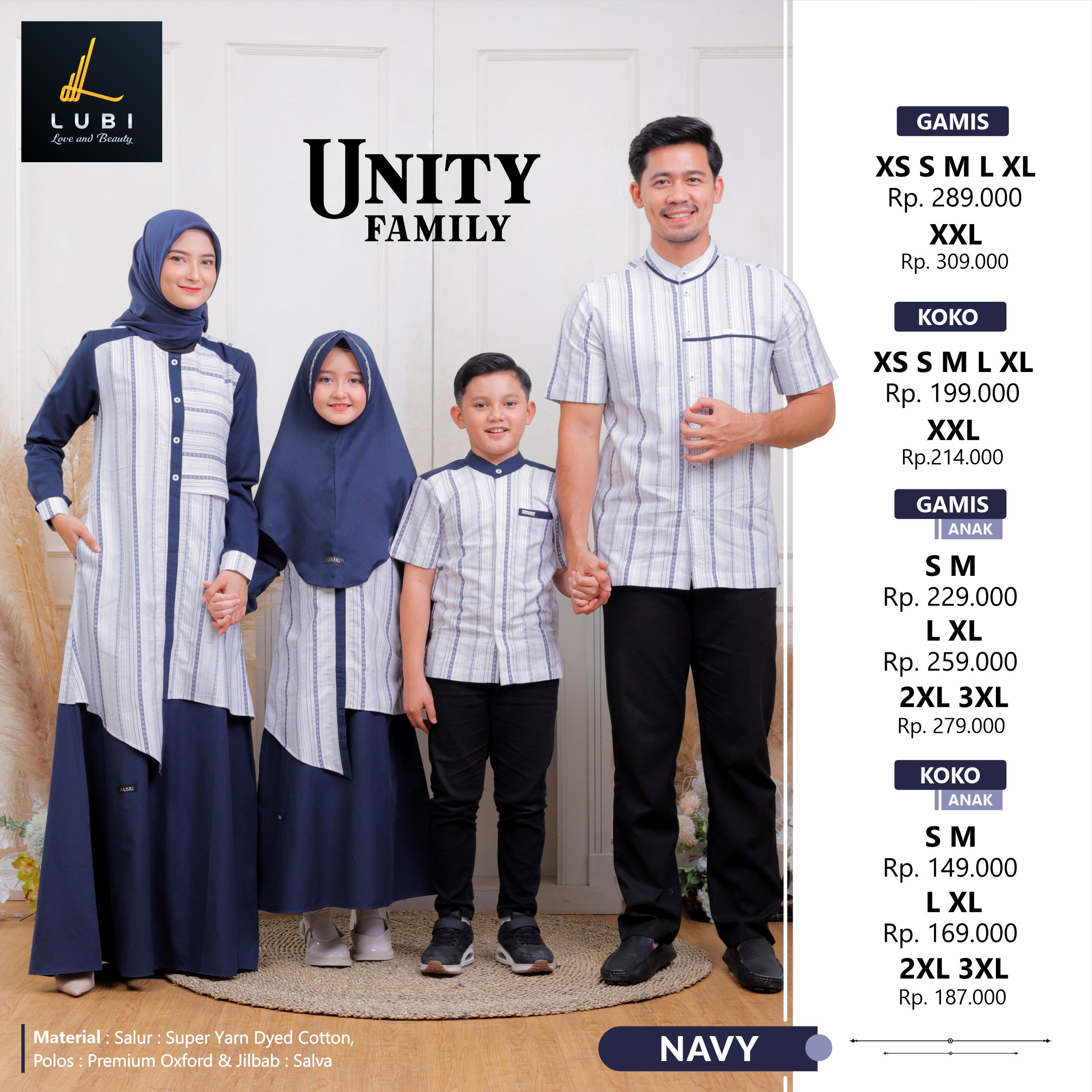 Lubifashion.id – Jual UNITY FAMILY KOKO