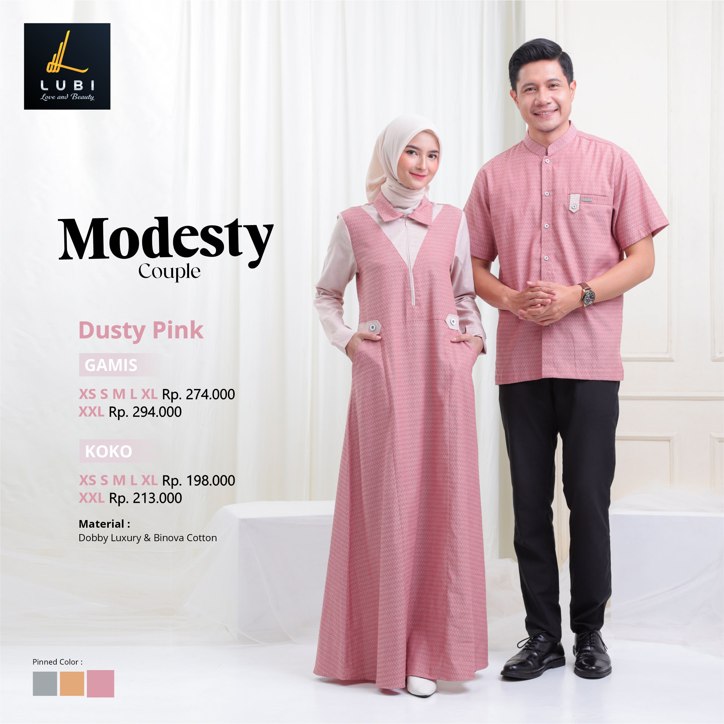 Lubifashion.id – Jual MODESTY COUPLE DRESS